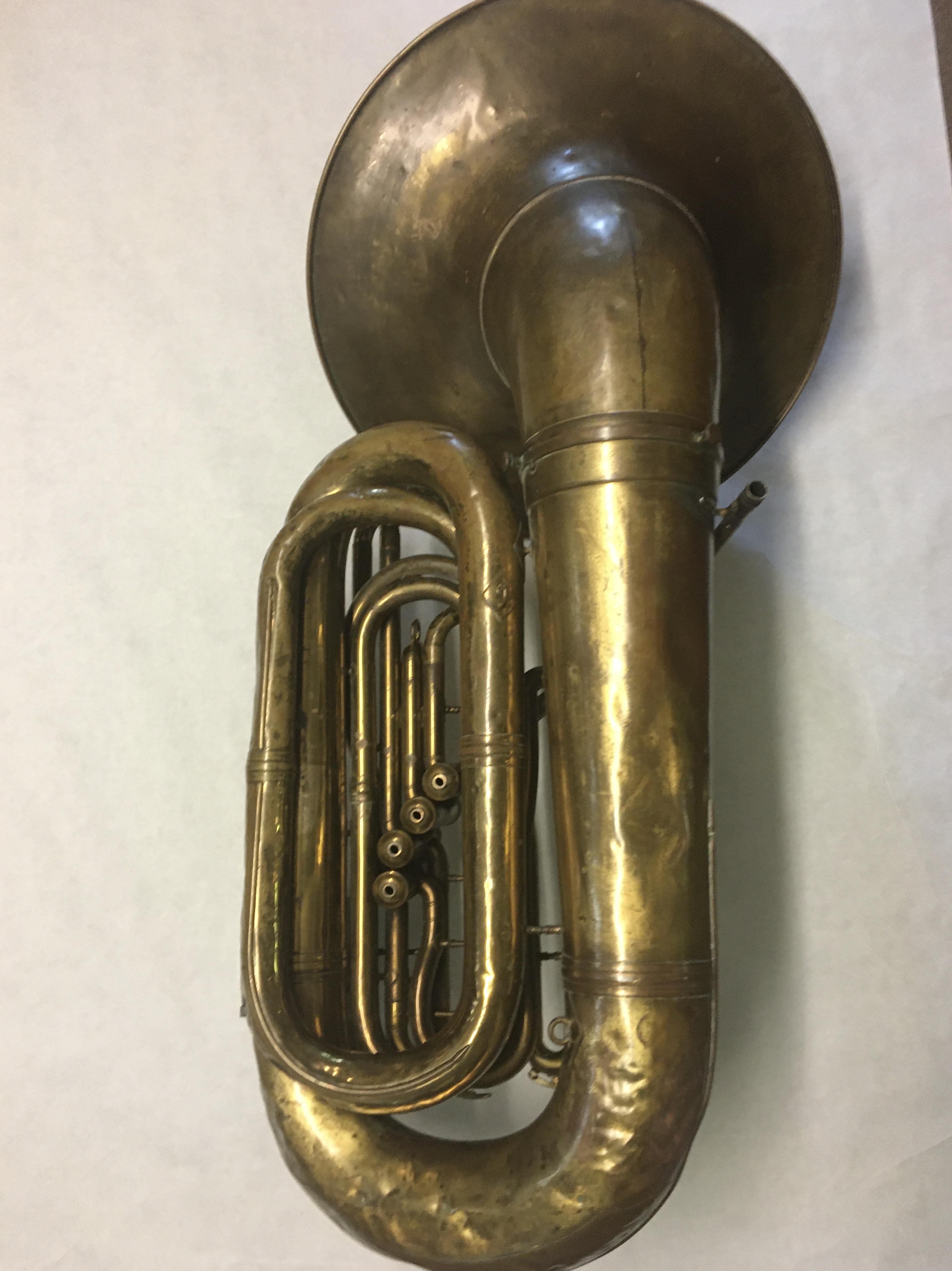 York, Recording Bell, BBb Tuba, 4 Side Action Piston, c.1933 | V & E ...