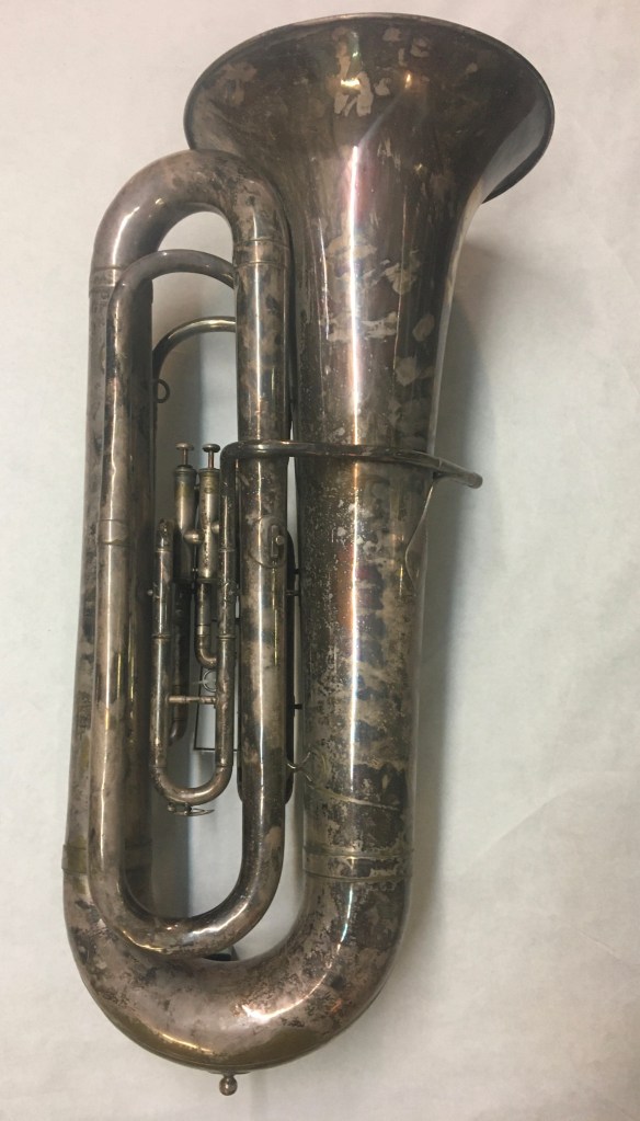 Besson, BB flat tuba, 3 piston, c.1916 | V & E Simonetti Historic Tuba ...